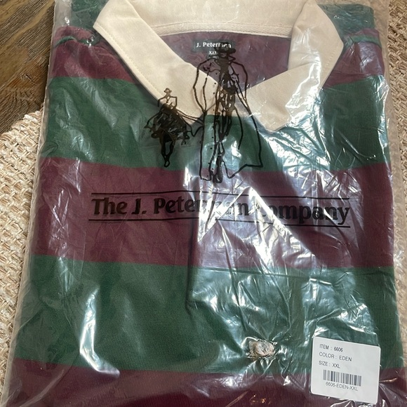 J. Peterman | Shirts | Vintage J Peterman Long Sleeve Rugby Polo Sz Xxl ...
